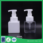 250ml Empty square plastic foam pump soap bottle hand sanitizer bottles empty cosmetic bottles